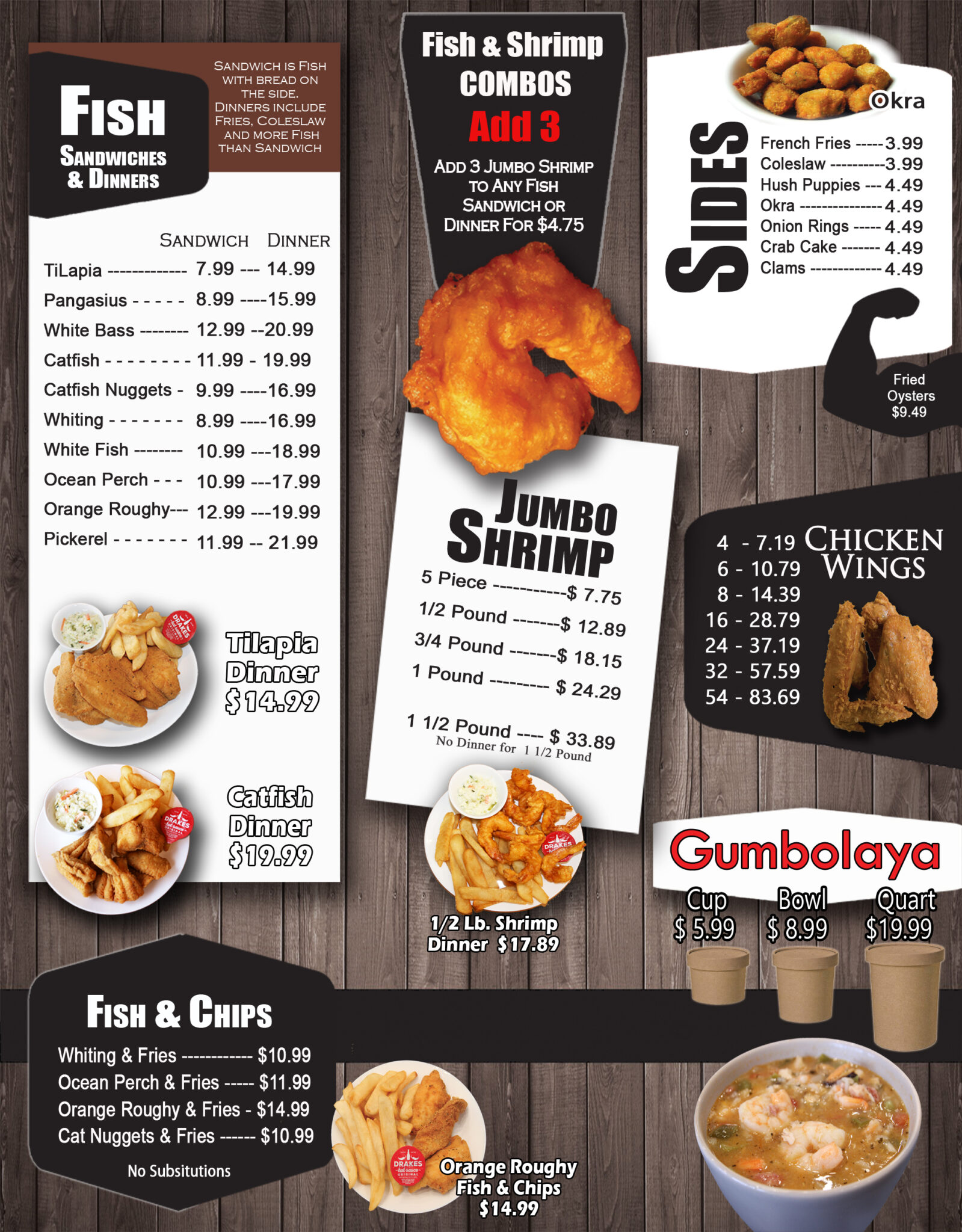 Local Menu | FreshFishHouse.com - Fresh Fish House - Michigan